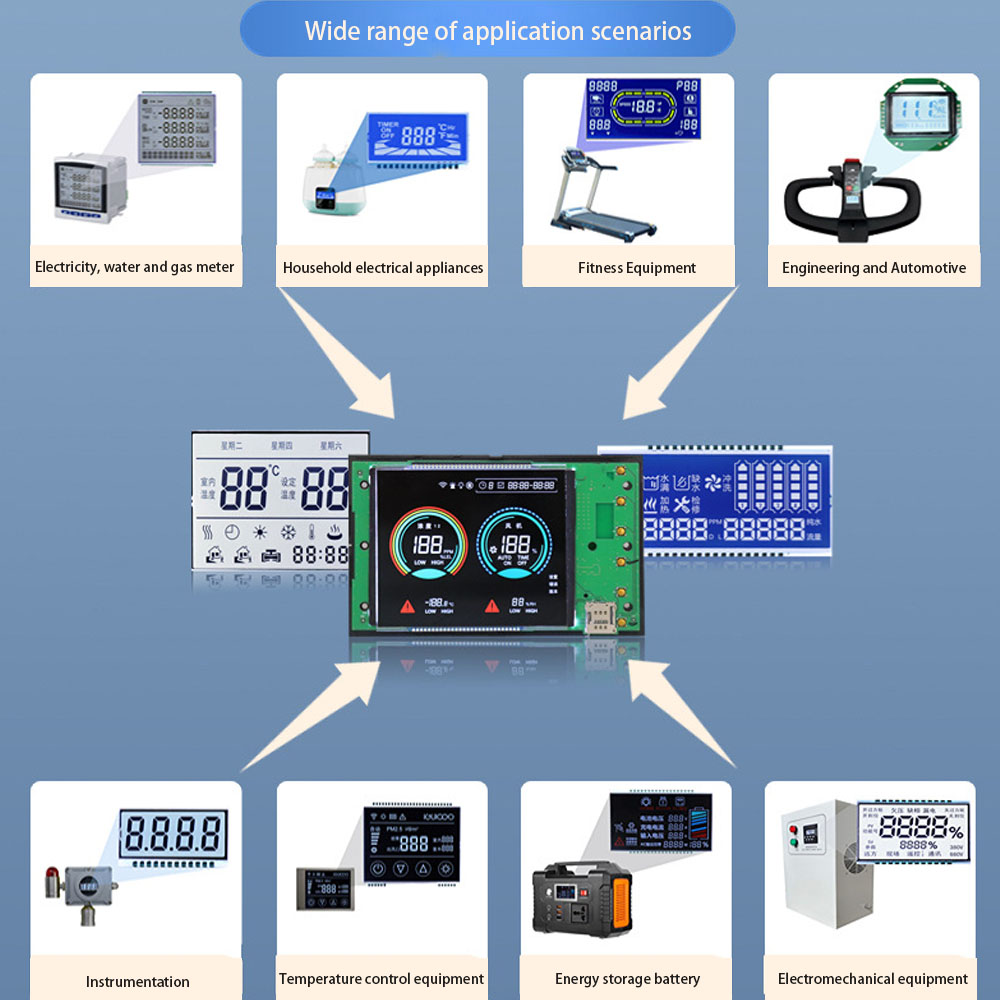 FSTN black and white broken code screen dot matrix module LCD screen ...